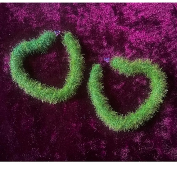 Fuzzy Hoop Earrings at Brooke Fitzroy blog